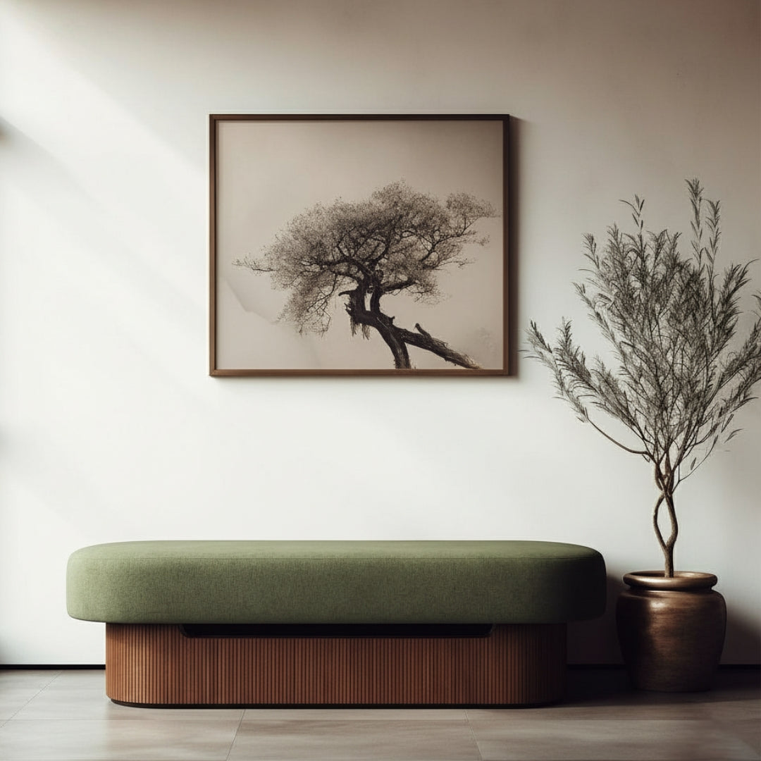 Sablon Teak Wood Bench – opaquestudio.in