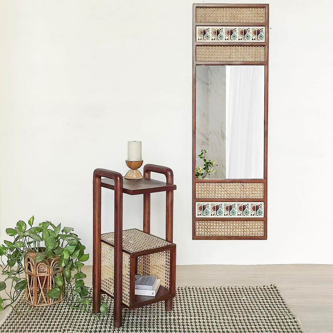 Nexus Teakwood End Table | Elegant & Modern Tables By Opaque Studio ...